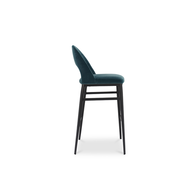 Frank Barstool Teal Velvet
