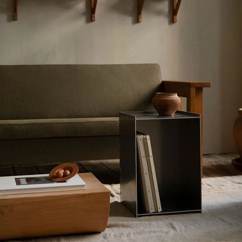 Rivet Box Table - Aluminum