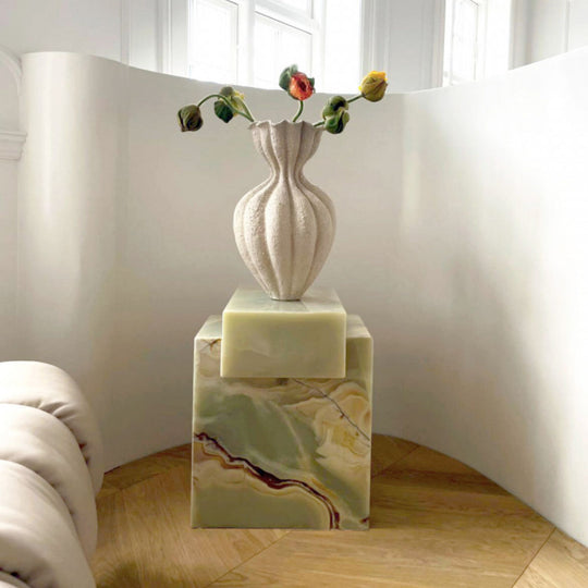 Gaia White Calacatta Viola Table – Forom