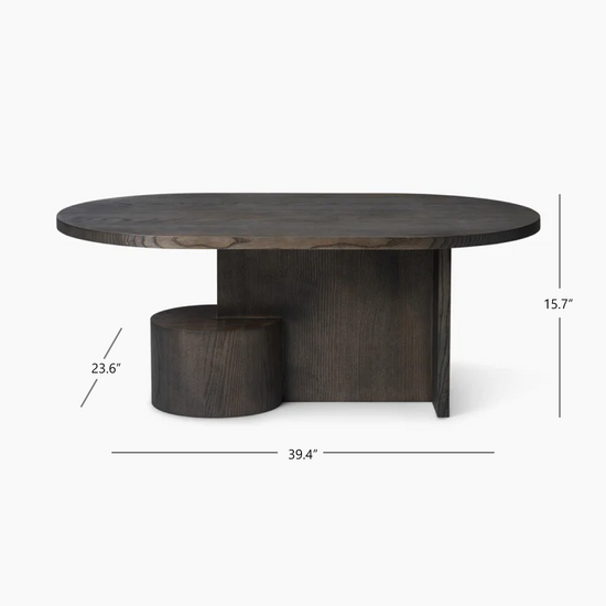 Insert Coffee Table - Black Stained Ash